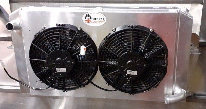 Tomcat Aluminium Rear Mount Radiator Large