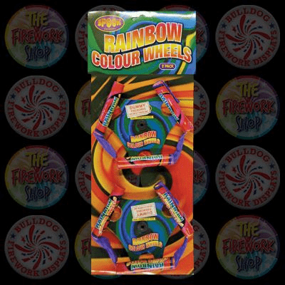 Rainbow Colour Wheels 2pk - 1528