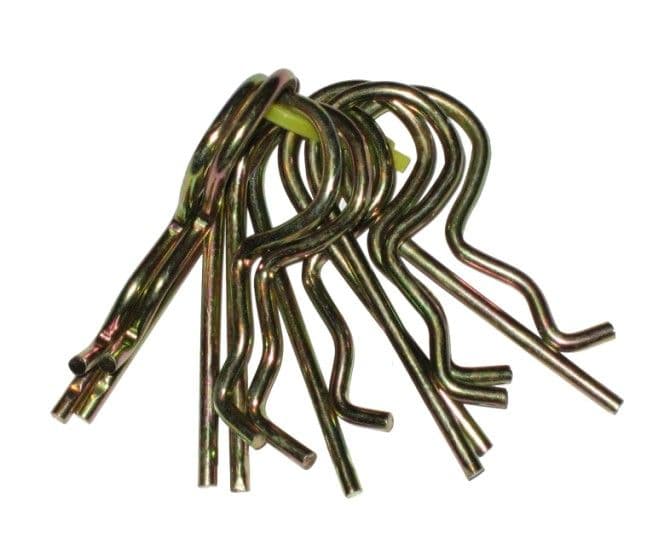 8pc 3mm R Clips - Retaining Clips | Tools & Leisure