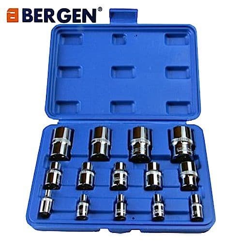 Bergen Tools 14pc Star E Socket Set - Star Sockets | Tools & Leisure