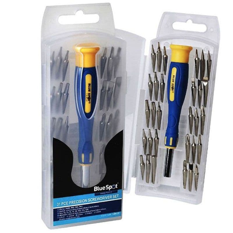 Blue Spot Tools 31pce Precision Screwdriver Bit Set | Tools & Leisure