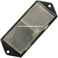 CLEAR Front Reflector (Screw On) - White Reflector | Tools & Leisure