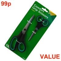 Stainless Steel 2pc Scissor Set Scissors | Tools & Leisure