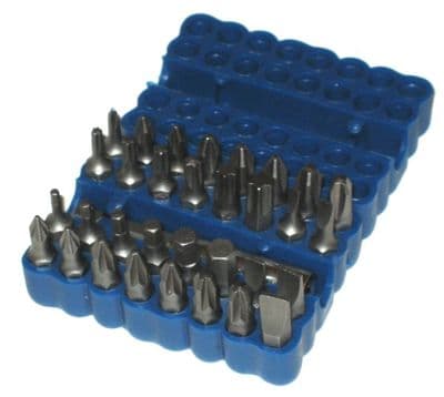 Toolzone 33pc Security Bit Screwdriver Set | Security Bits
