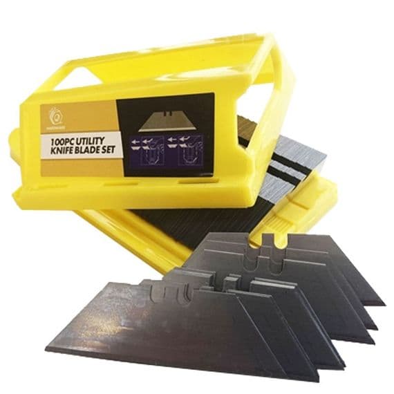 Toolzone Tools 100pc Utility Knife Blade Set - Stanley Blades | Tools ...