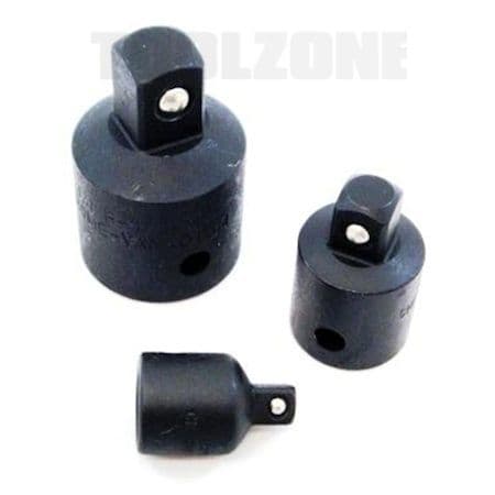 Toolzone 3pc Impact Reducer Set - Impact Sockets | Tools & Leisure