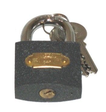 Toolzone Tools 50mm Iron Padlock - Padlocks | Tools & Leisure