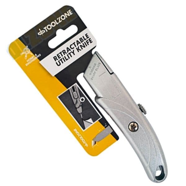 Toolzone Tools Retractable Utility Knife | Tools & Leisure