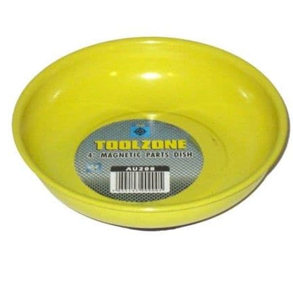 Toolzone Tools 4" Magnetic Parts Dish - Parts Tray | Tools & Leisure
