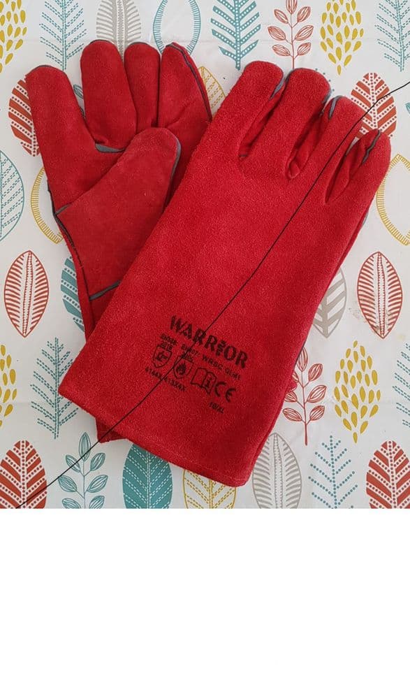 Heat resistant Leather Gloves One Pair