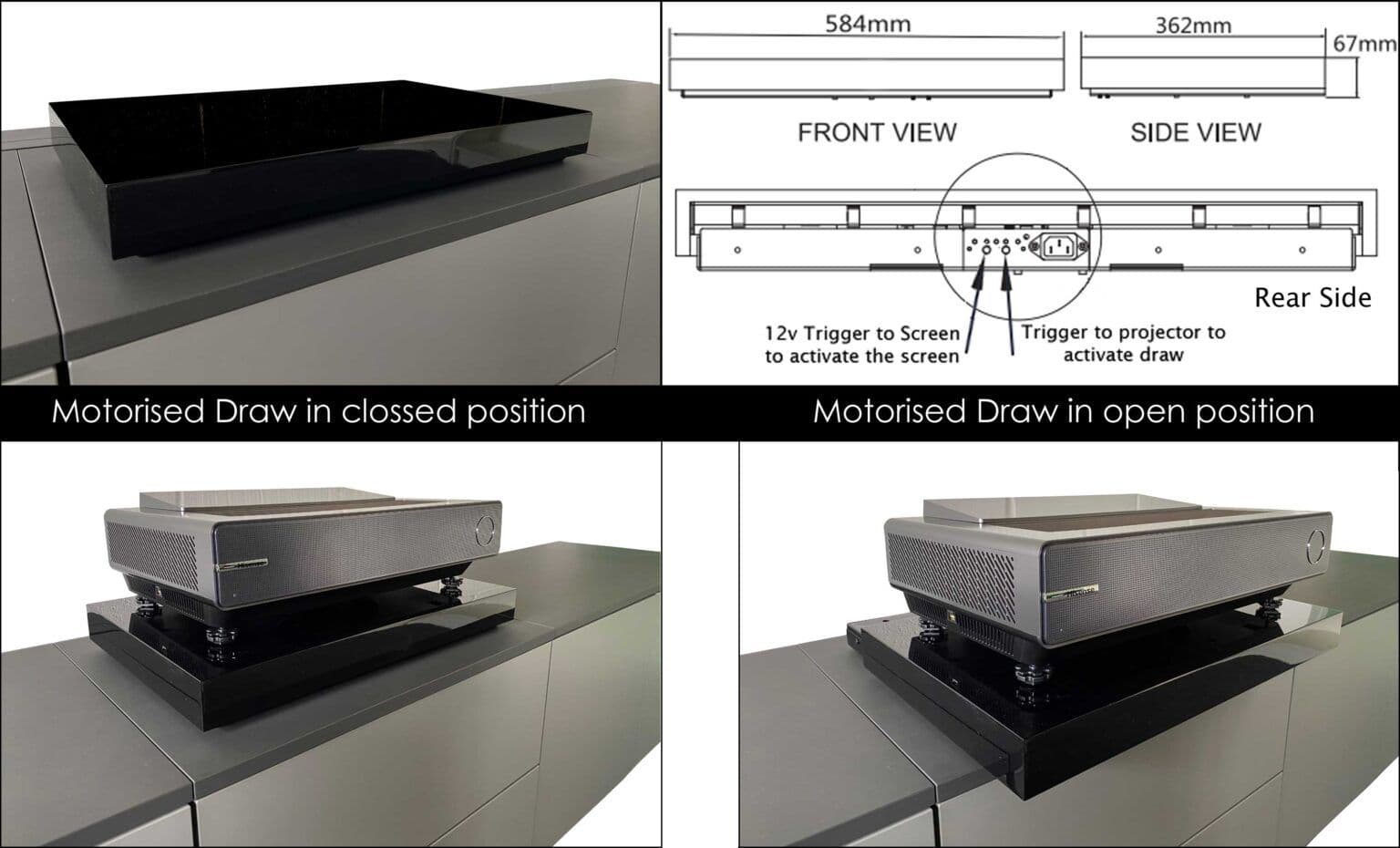 AV Motion Motorised UST Draw Slider