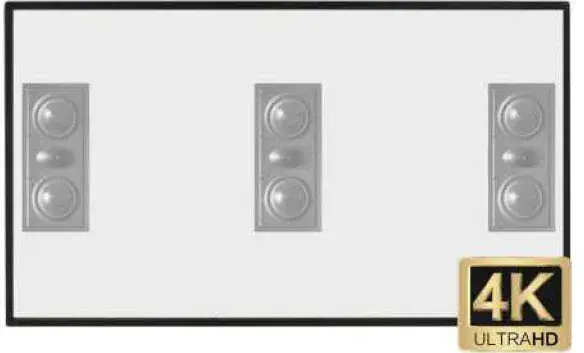 Grandview 16 9 Edge R4 Acoustic Fixed Frame Screen 9ft 120 Diagonal