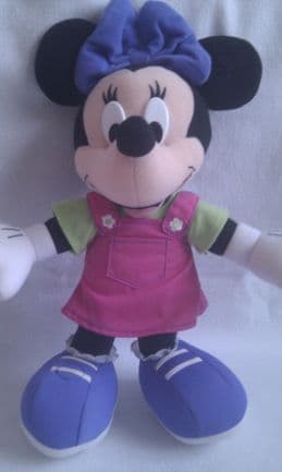 Adorable 1st Big Talking Minnie Mouse Tickle Me Disneyland Plush Toy