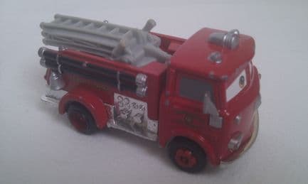 Disney Pixars Cars Red Fire Engine Diecast Car