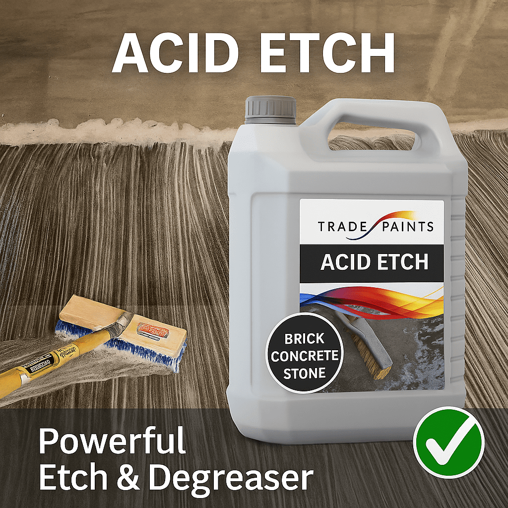 Acid Etch Concrete Floor Cleaner Solution | paints4trade.com