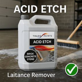 Acid Etch Concrete Floor Cleaner Solution | paints4trade.com