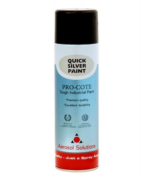 Aerosol Solutions Pro-Cote Quick Silver Aerosol Spray Paint ...