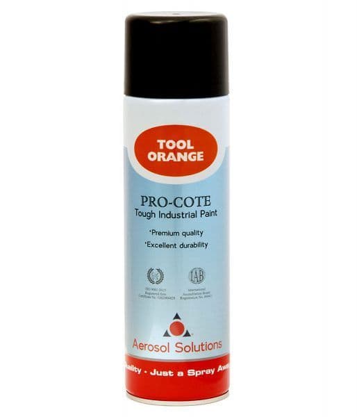 Aerosol Solutions Pro-Cote Tool Orange Aerosol Spray Paint ...