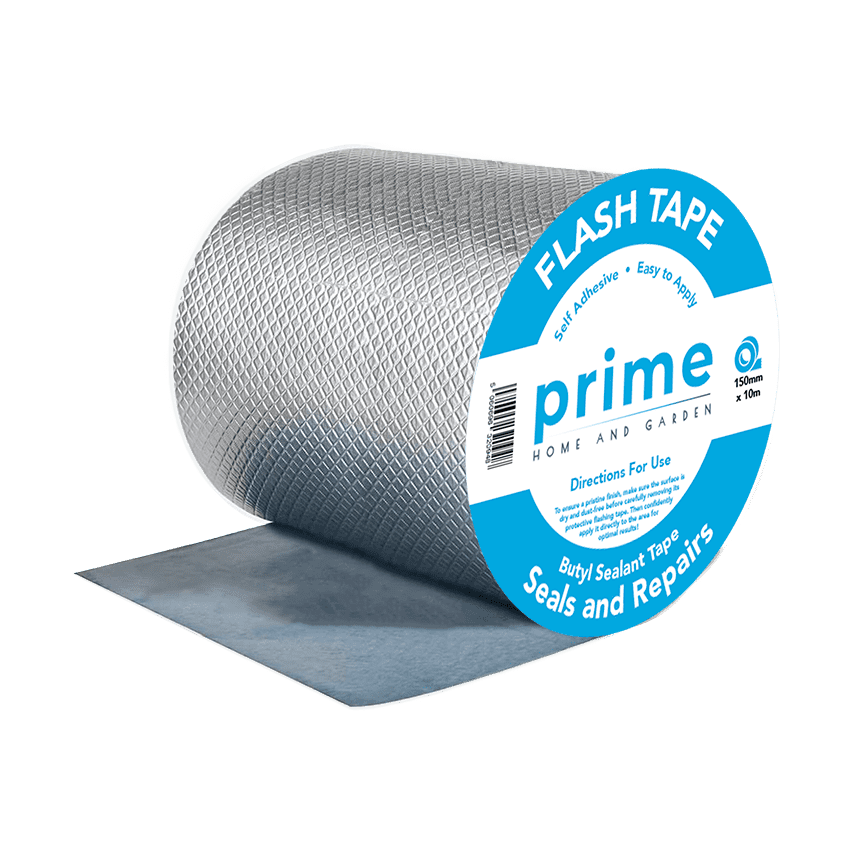 Prime Aluminium Butyl Flash Tape 150mm x 10m | paints4trade