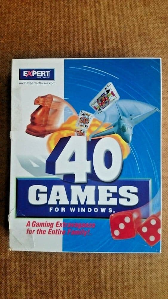40 Games for Windows PC Windows 1999 - Big Box Edition