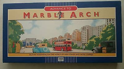 Advance to Marble Arch Game By Parker 1985