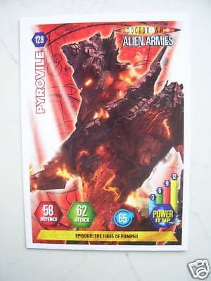 Doctor Who Alien Armies Pyrovile 128 Card