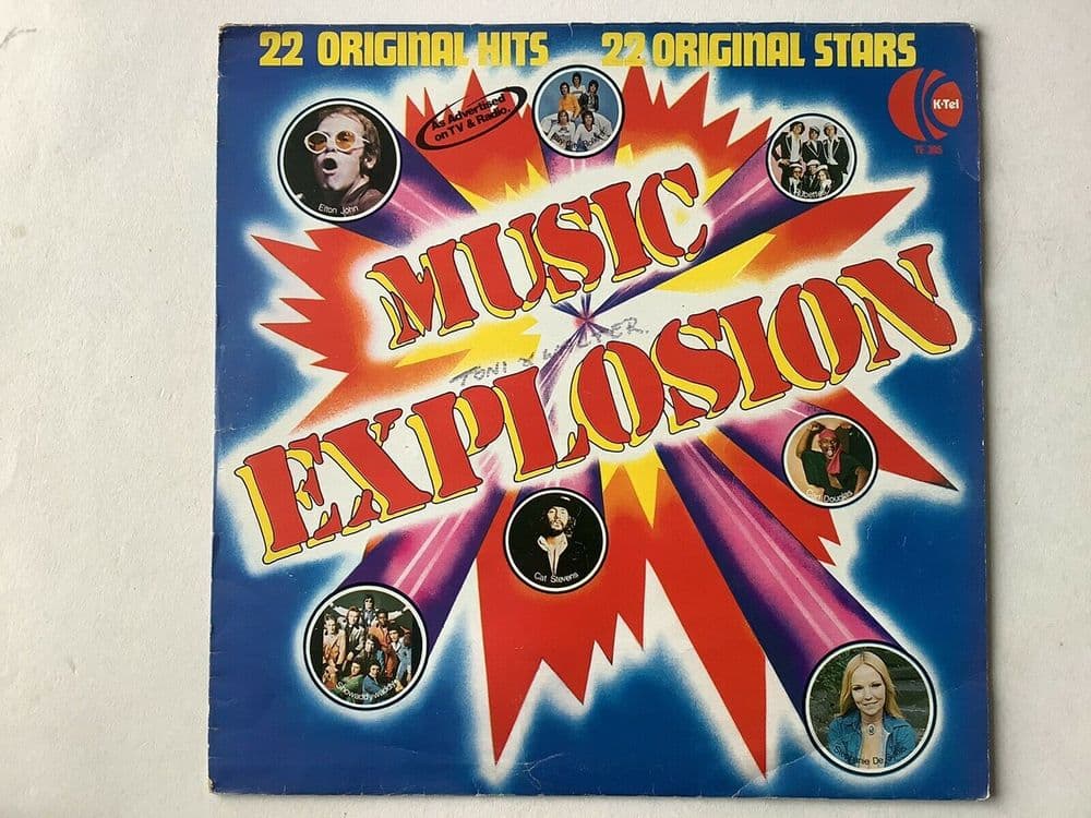 Music Explosion Vinyl Record LP Released By K-Tel 1974