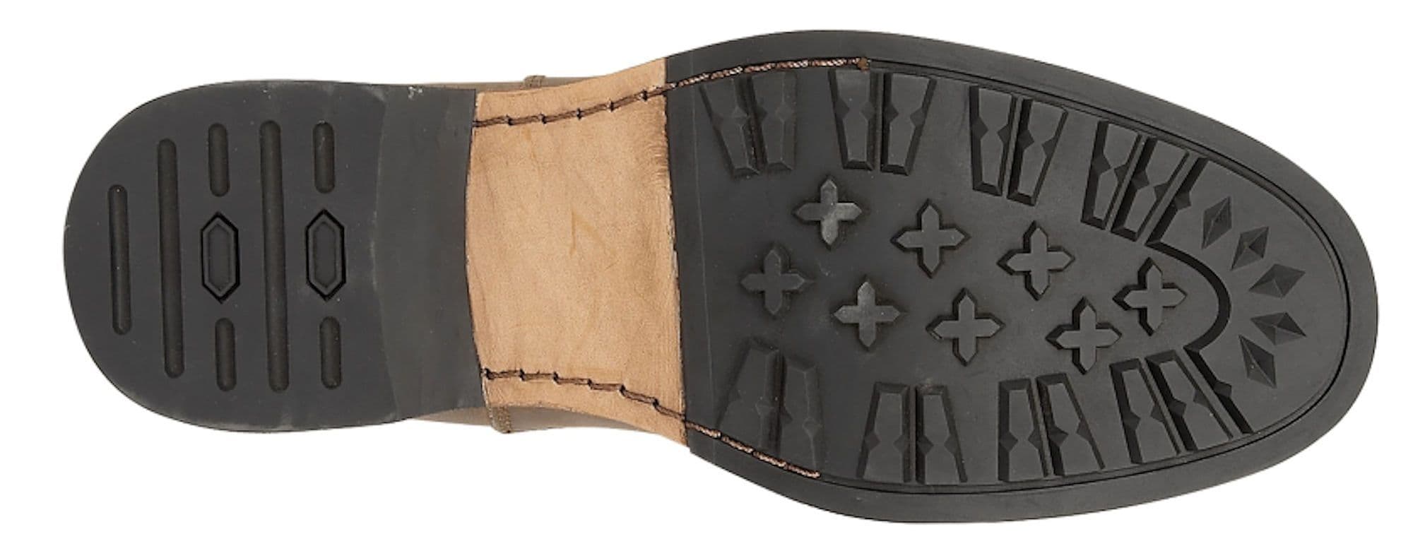 WOODLAND M031 Men s Gusset Chelsea Boots BROWN CRAZY HORSE LEATHER