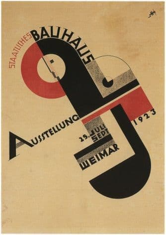 Art Exhibition poster Weimar 1923