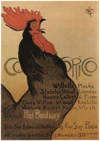 Cocorico - Vintage French magazine cover poster