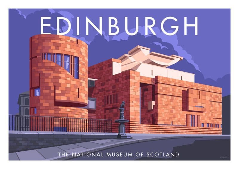 National Museum of Scotland Edinburgh Vintage inspired Scottish Travel ...