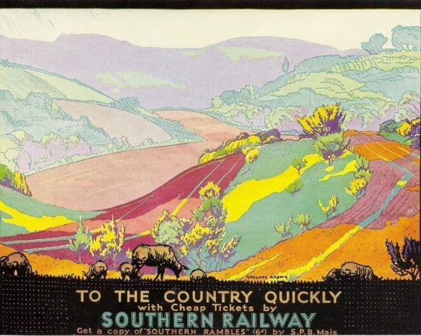 Southern Railway vintage poster 1930