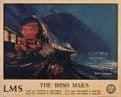 The Irish Mails Railway Travel Poster Shows The Irish mail trains ...