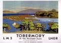 Tobermory Isle of Mull LMS/LNER Vintage Travel Poster by Norman Wilkinson