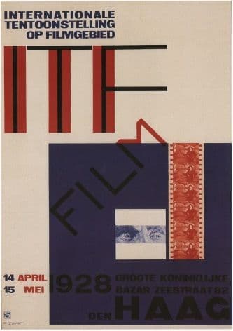 Vintage Dutch poster - International Exhbition of Cinema 1928