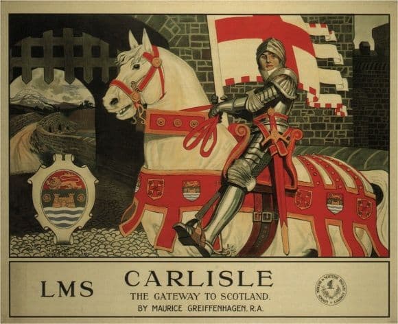 Vintage English poster - Carlisle 1924