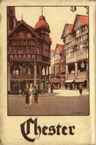 Vintage English poster - Chester 1935
