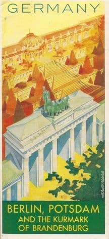 Vintage German poster - Berlin Potsdam