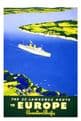 Vintage shipping poster st Lawrence to Europe Canadian Pacific