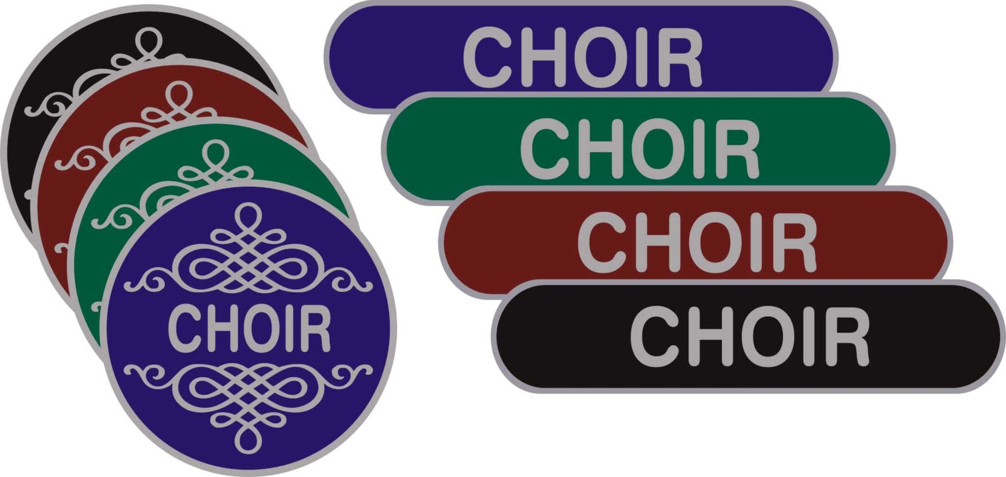 Choir Metal Lapel Badge