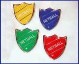 NETBALL - SHIELD Lapel Badge