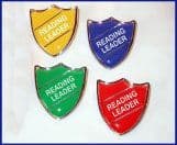 READING LEADER - SHIELD Lapel Badge