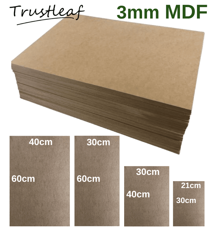 3mm Value MDF sheets