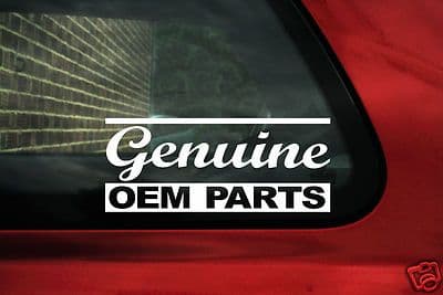 Genuine oem parts stickers Decals ideal for OEM VW BMW Mercedes