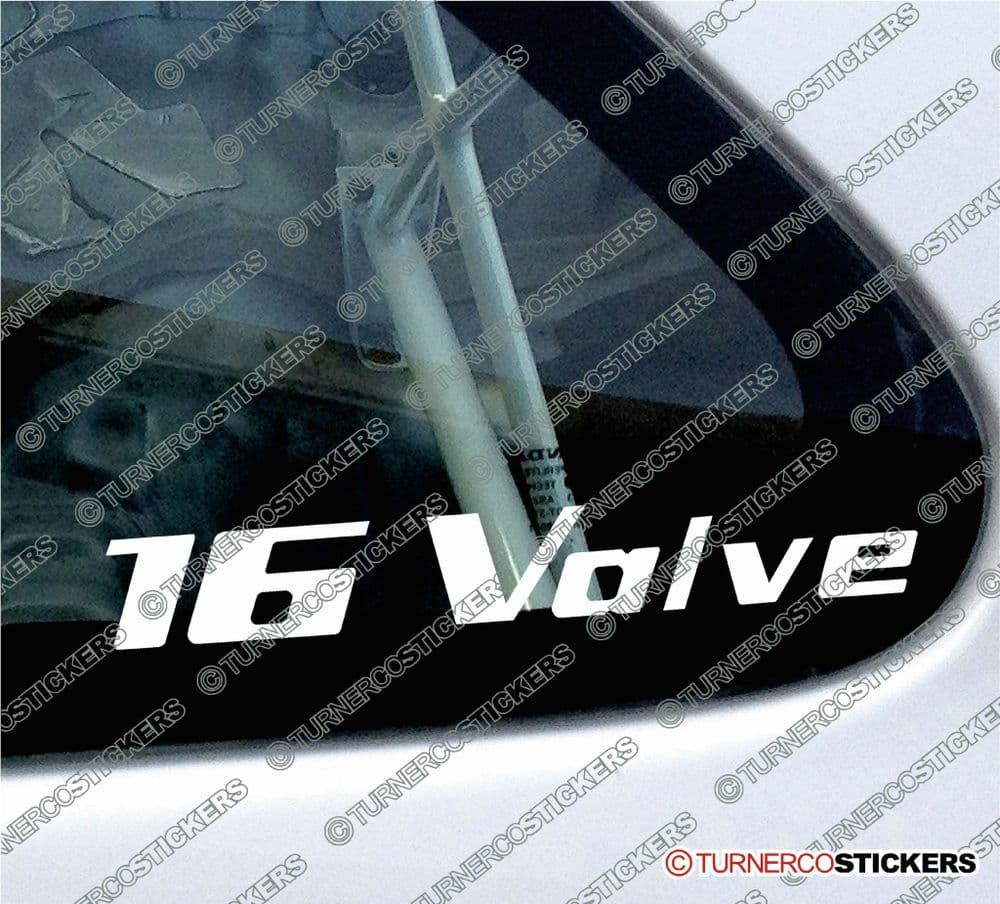 16 Valve sticker for Citroën BX 16 Valve 16v / 1 9 16S Retro classic
