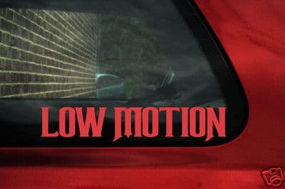 2 x Aufkleber Sticker "Low Motion" Für VW Bora MK4 Golf V6 R32