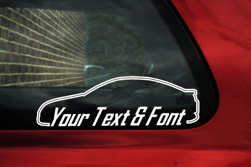 2x Ford Puma CUSTOM TEXT stickers