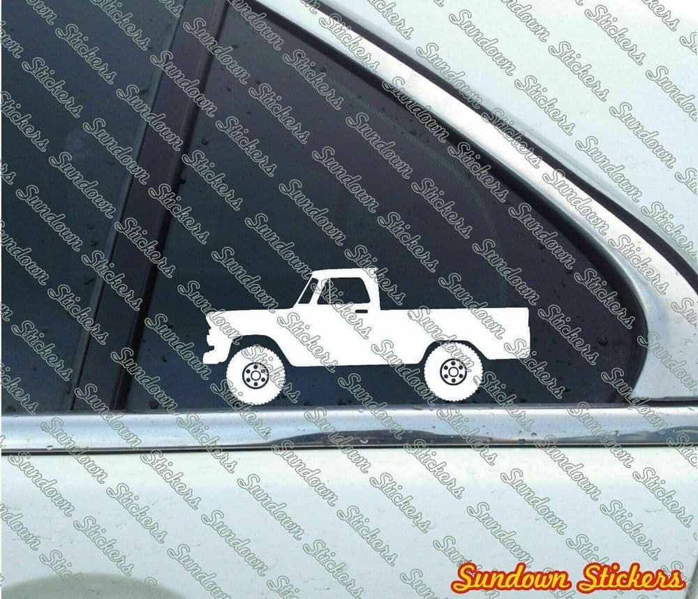 2X Lifted c10 stickers -for Chevrolet C10 Apache 1964-1966 short-bed ...