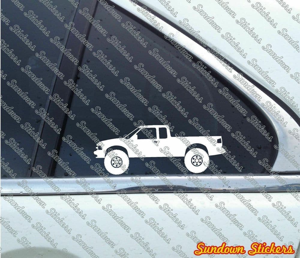 2X Lifted offroad stickers -for CHEVROLET S10 ext Pickup 1994-1997 2nd ...