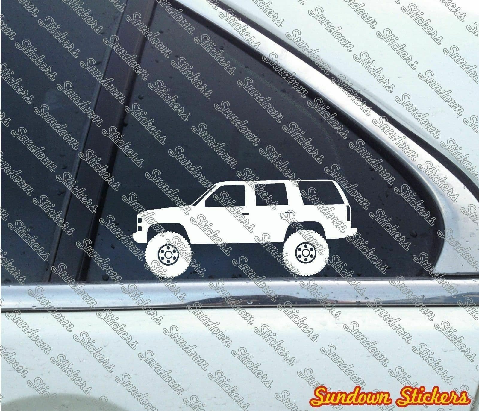 2X Lifted offroad SUV stickers for Chevrolet Tahoe GMC Yukon 4-door 1st ...